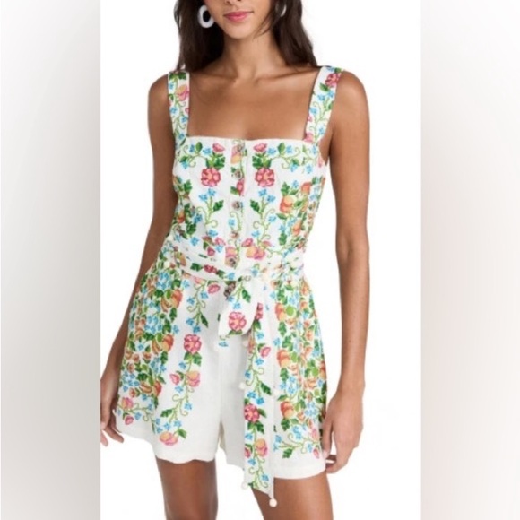FARM Rio | Other | Farm Rio Gorgeous Summer Look Romper | Poshmark
